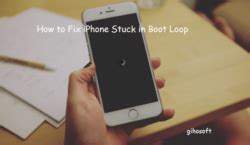 Solved How To Fix IPhone Stuck In Boot Loop IOS