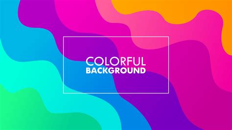 Colorful Fluid Wave Abstract Background Gradient Backdrop Vector 14745266 Vector Art At Vecteezy