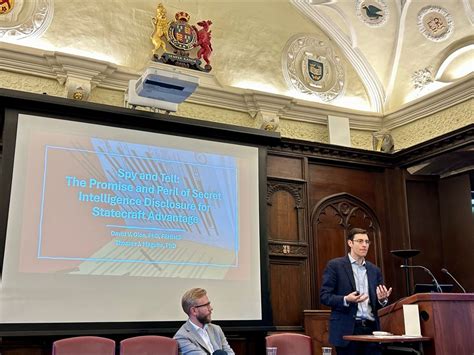 David V Gioe Ph D On Linkedin Secret Intelligence Statecraft