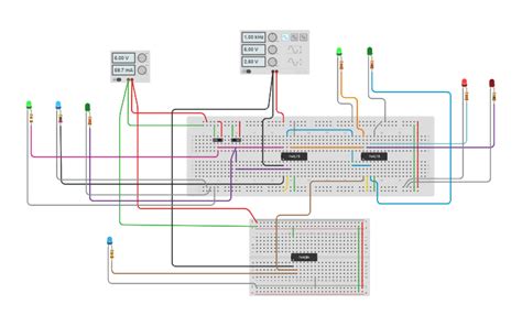 Circuit Design Exp 06 Task 02 Master Jk Flip Flop Using Ic 7473 Tinkercad
