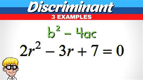 Discriminant Algebra Part 1 Youtube