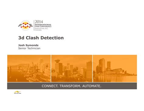 3d Clash Detection Pdf Computer Software And Applications Computing