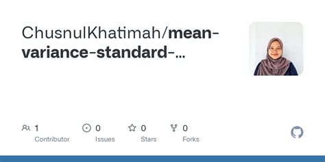 Github Chusnulkhatimahmean Variance Standard Deviation