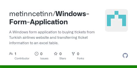 GitHub Metinncetinn Windows Form Application A Windows Form Application To Buying Tickets