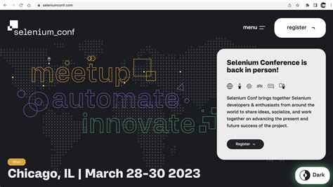 seleniumbase is coming to seleniumconf2023 · issue 1669 · seleniumbase