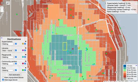 this interactive heat map will show you the most walkable neighborhoods