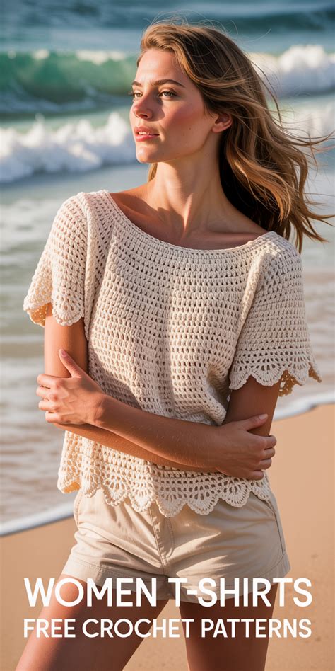 Women T Shirts Free Crochet Patterns Crochet Patterns For Summer Tops