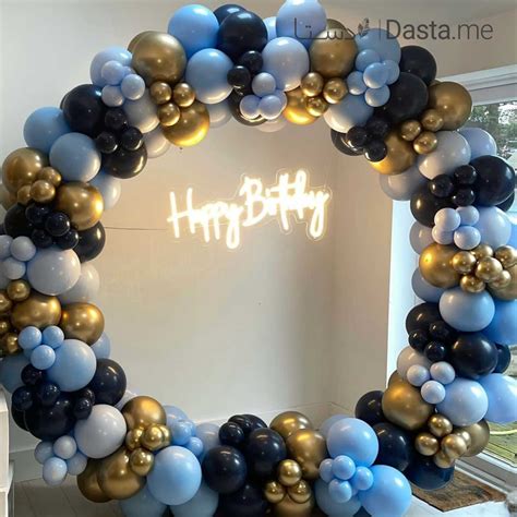 خرید بادکنک آرایی تولد تم نقره ای سفید تضمین قیمت و کیفیت