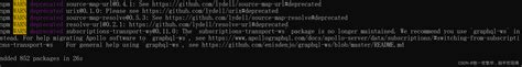 解决在安装vue cli脚手架出现的问题 npm warn deprecated source map url 0 4 1 csdn博客