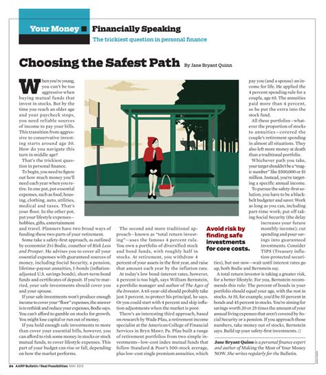 Financially Speaking Choosing The Safest Path Anne Masters Design