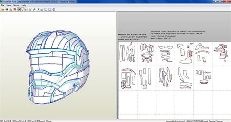 9easy Papercraft Halo Helmet Template Onlyhats