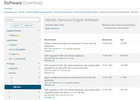 Assistance Needed Initial Firmware Version For Cisco Ise Cisco Community