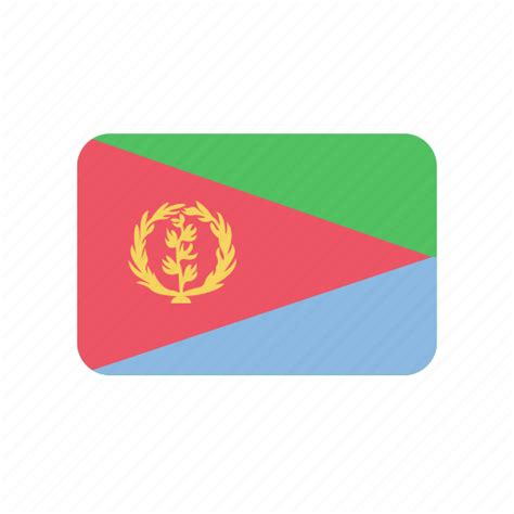 Eritrea Flag Icon Download On Iconfinder On Iconfinder