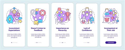 Toxic Leader Traits Onboarding Mobile App Screen Abusive Relationships