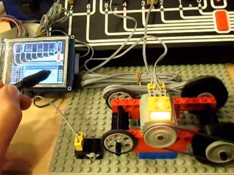 lego technic of the past eliminates apple ][ with arduino and