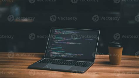 Laptop Screen Display Blur Script Code Compiler Encode Debug