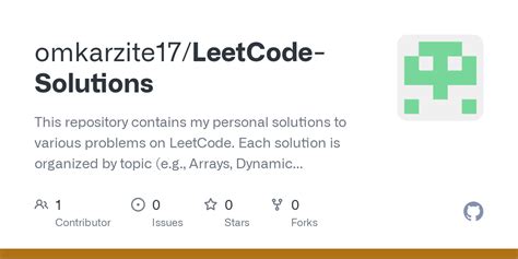 Leetcode Solutionslinearsearchjava At Main · Omkarzite17leetcode Solutions · Github