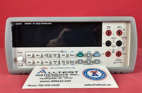34450a Agilent Keysight 34450a Digital Multimeter 5 5 Digit Oled Display Alltest
