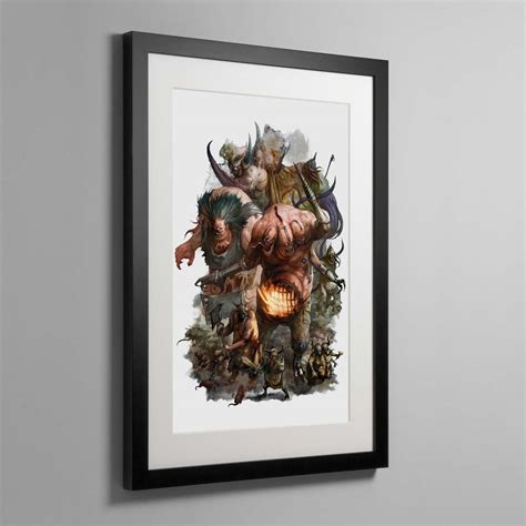 Gellerpox Infected Art Print Warhammer 40k Collectible Warhammer Art
