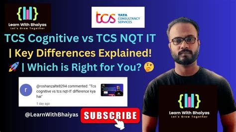 Learn With Bhaiyas On Linkedin Tcs Cognitive Vs Tcs Nqt It Key