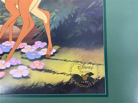 Lot Disney Lithographs Matted Disney Exclusive Commemorative Lithographs With Gold