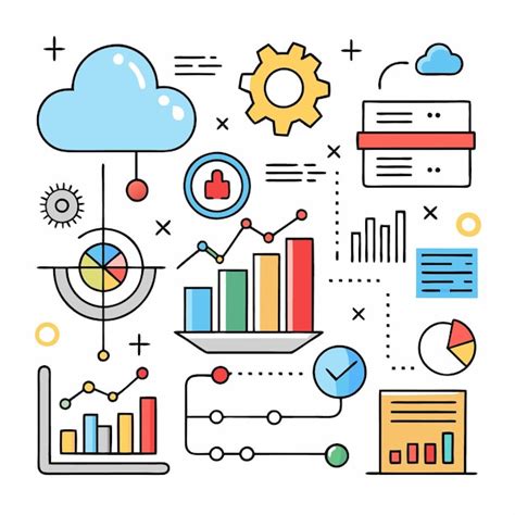 Cloud Computing With Charts And Graphs For Data Analysis Business And Marketing Premium Ai