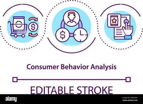 Consumer Behavior Analysis Concept Icon Stock Vector Image And Art Alamy