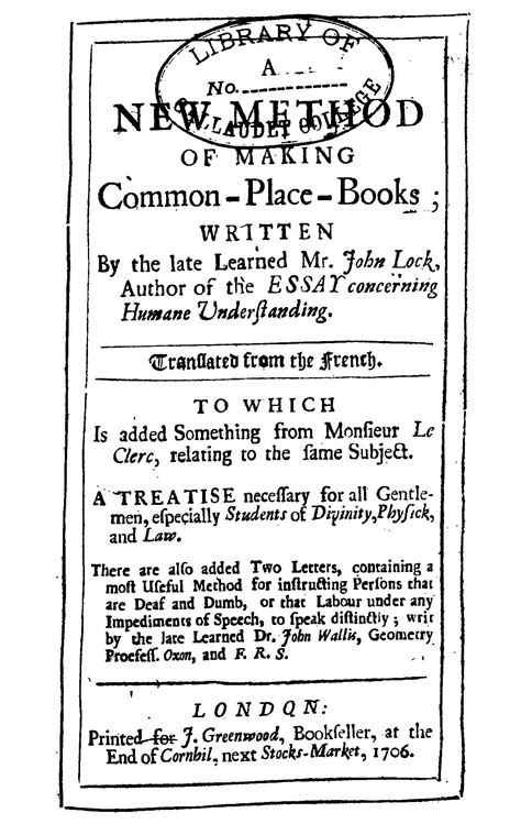 Common Place Book Artofit