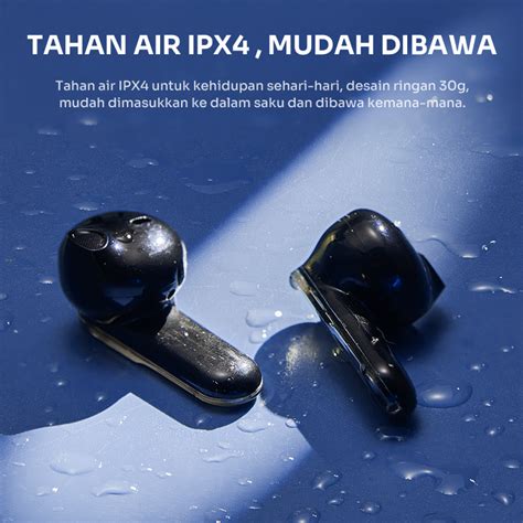 Jual Robot Tws Wireless Bluetooth 5 3 Earphone Airbuds Transparant Semi In Ear Tws Deep Rich