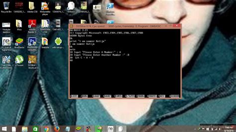 How To Make A Simple Gw Basic Program For Addition Of Two Numbers Tutorial 2 Youtube