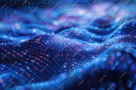 Premium Photo Sci Fi 3d Rendering Of Glowing Particles In Space Grid