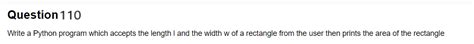 Solved Question 110 Write A Python Program Which Accepts The