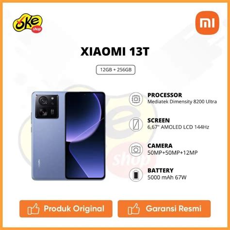 Jual Xiaomi T Gb Gb Garansi Resmi Xiaomi Indonesia Shopee Indonesia