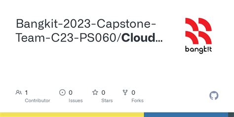 Github Bangkit 2023 Capstone Team C23 Ps060cloud Computing