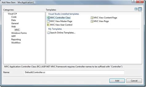 Whats New For Mvc Tools In The Asp Net Mvc Release Candidate Net Blog