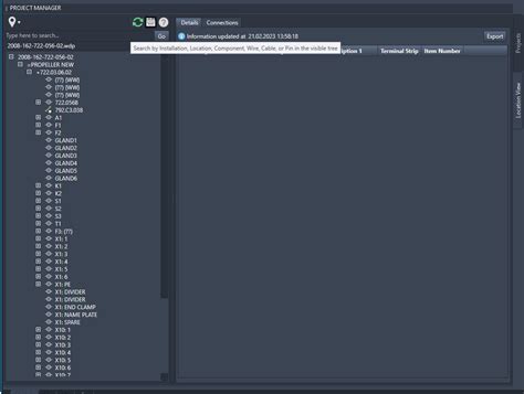 Solved Component Are Not Displayed On Location View Tab In Project