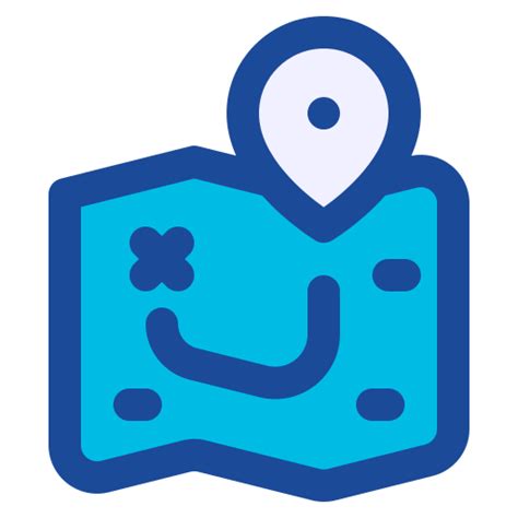 Treasure Map Generic Color Lineal Color Icon