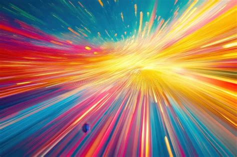 Vibrant Abstract Explosion Of Colors Creating A Dynamic Visual Effect In Motion Stock
