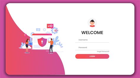 Responsive Login Form Using Html Css And Javascript Youtube