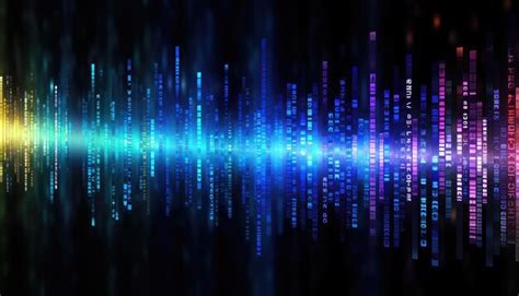 Premium Ai Image Futuristic Morse Code Data Animation