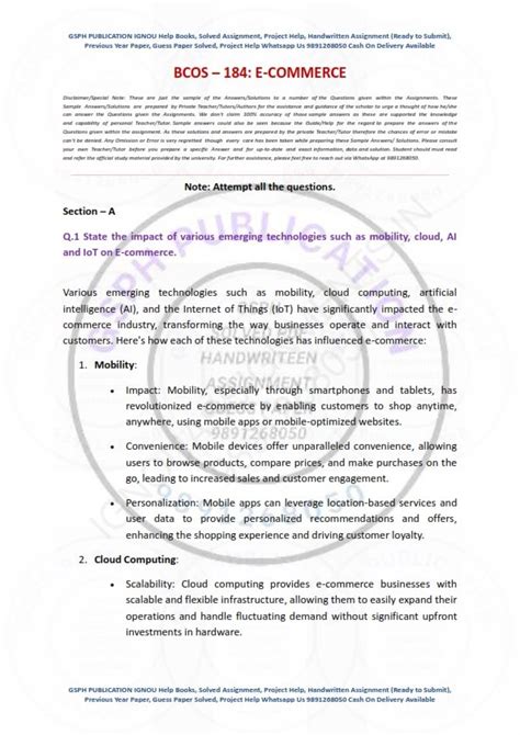 IGNOU BCOS 184 Solved Assignment 2023 24 English Medium IGNOU Solved Assignment 2024 25