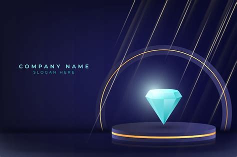 Premium Vector Gradient Diamond Logo