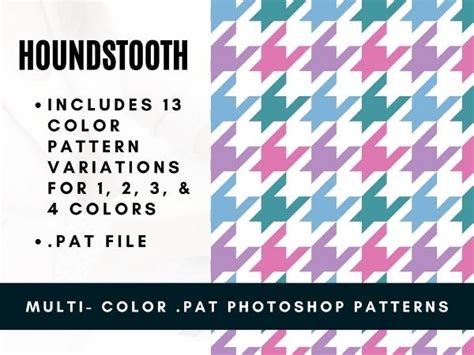 How To Create A Houndstooth Pattern In Photoshop Lemon Paper Lab