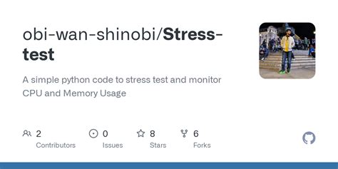 Github Obi Wan Shinobi Stress Test A Simple Python Code To Stress