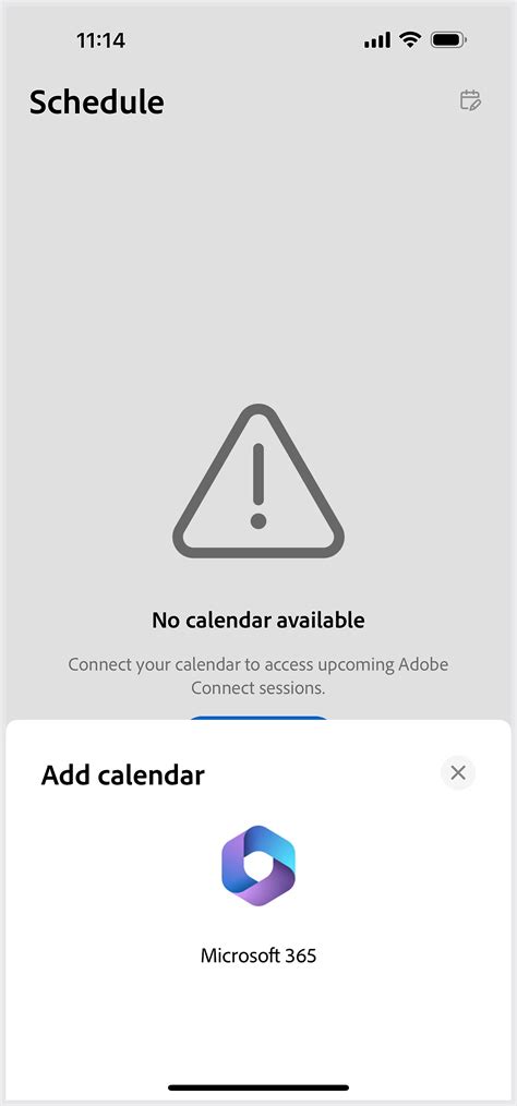 Connect An External Calendar In The Adobe Connect Mobile App