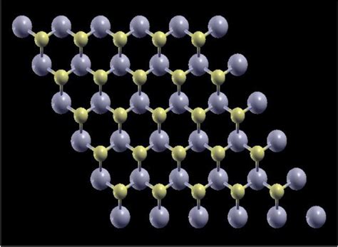 Crystal Structure Of Monolayer Mos 2 Blue Mo Yellow S Download