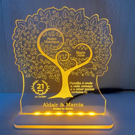 Presente Criativo Bodas De Zircão 21 Anos De Casados