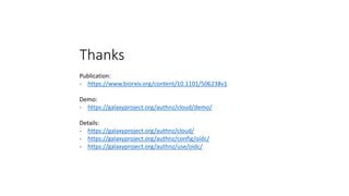 User Authentication And Cloud Authorization In The Galaxy Project Https Doi Org