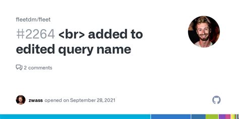 Added To Edited Query Name Issue Fleetdm Fleet GitHub