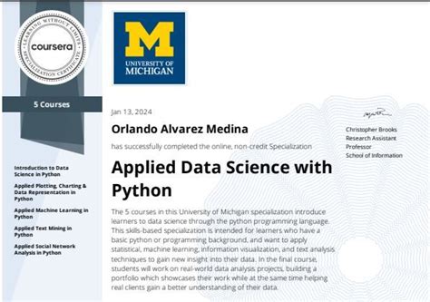 Finished Data Science With Python Orlando Alvarez Mba Posted On The Topic Linkedin
